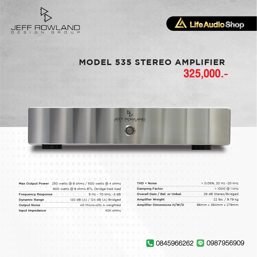 MODEL 535 STereo amplifier