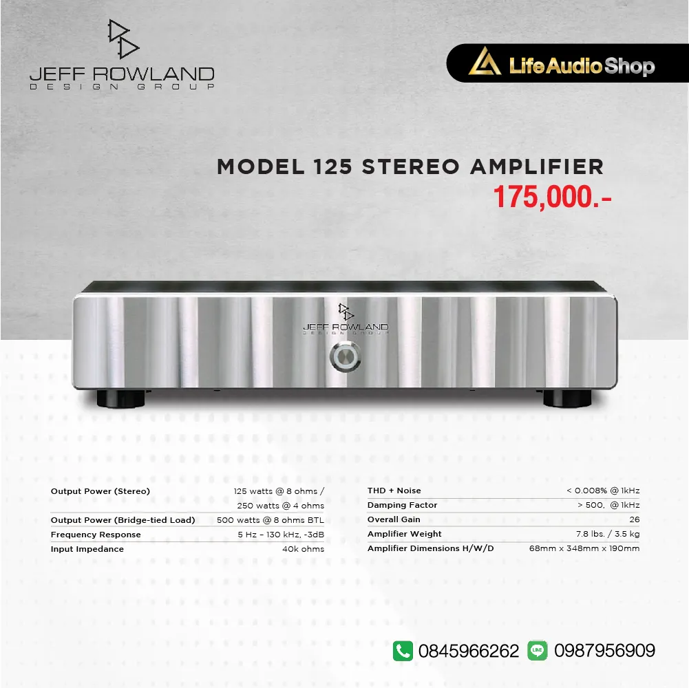 MODEL 125 STereo amplifier