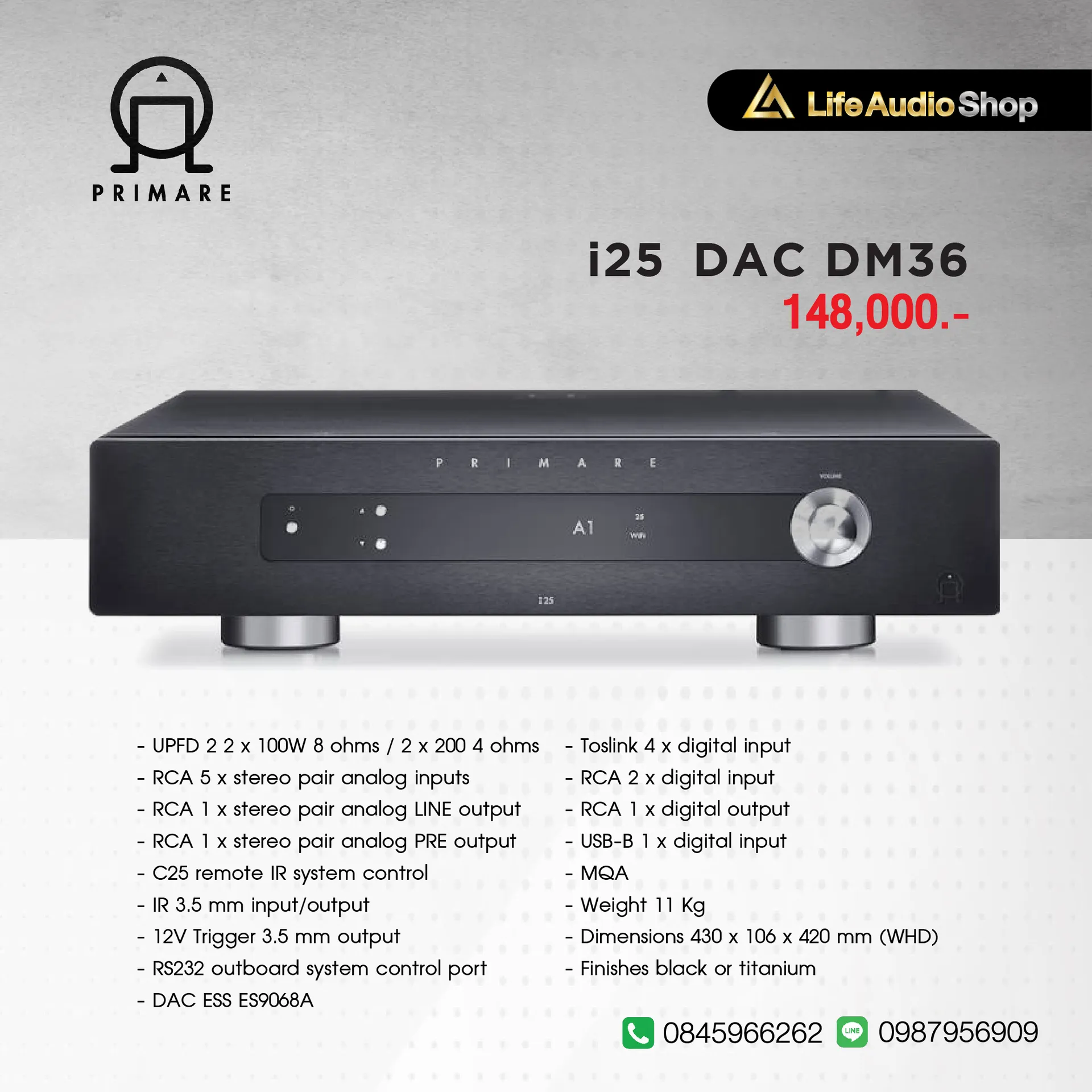 i25 DAC DM36