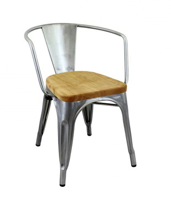 Tolix Industrial arm rest chair