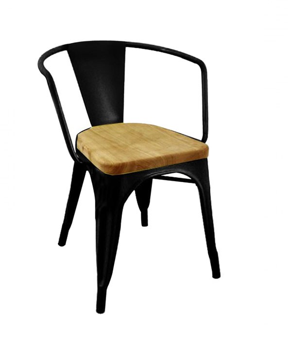 Tolix Industrial arm rest chair