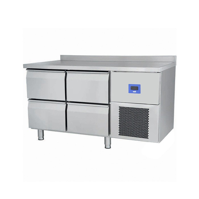 CHILLER REFRIGERATOR COUNTER WITH 4 DRAWERS 252 LT