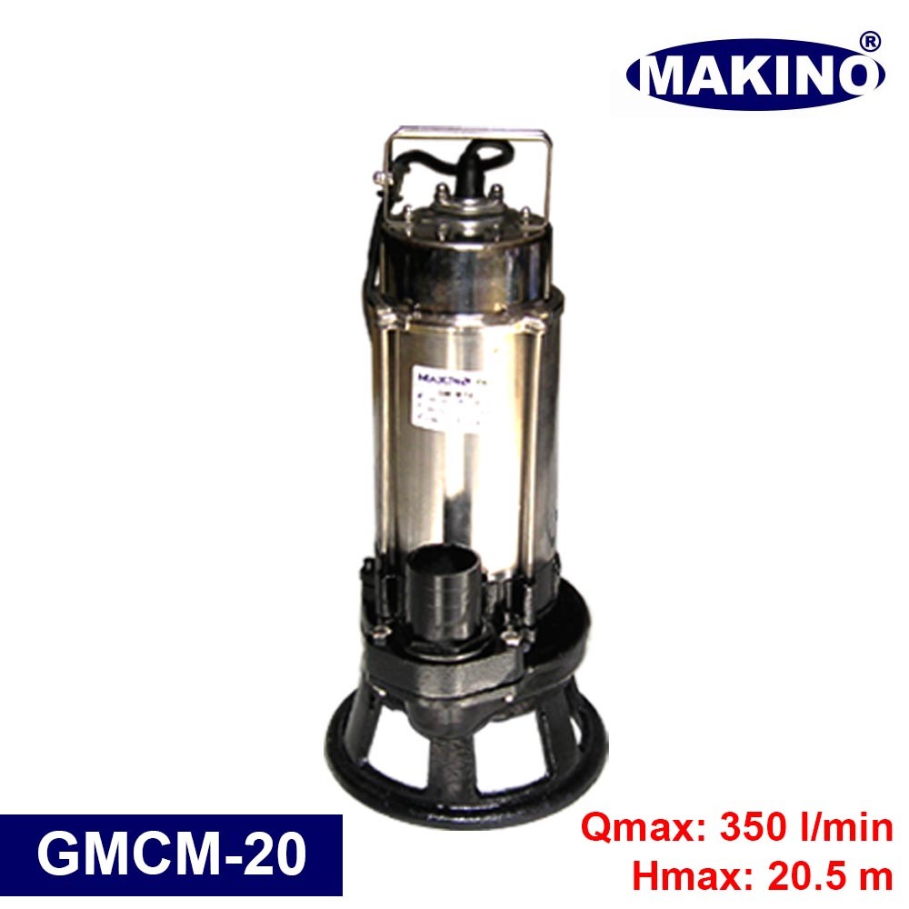 ปั้มแช่สแตนเลสดูดโคลน MAKINO-GMCM 20