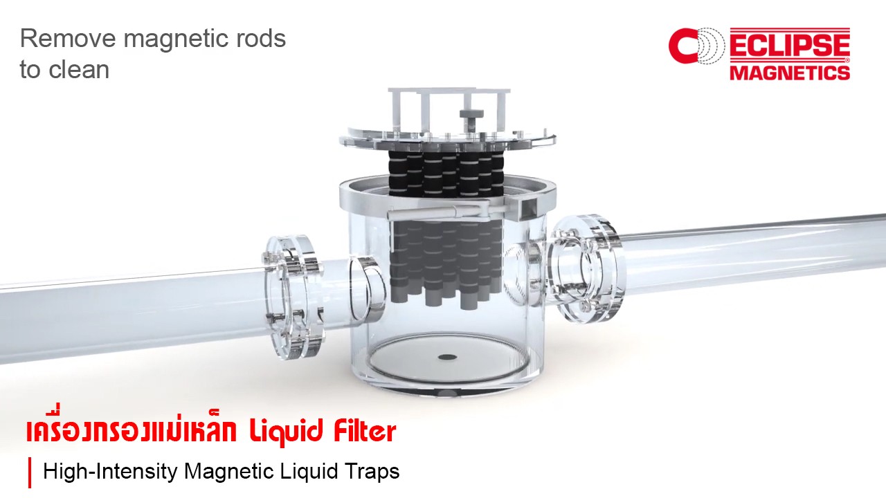 เครื่องกรองของเหลวแม่เหล็ก Liquid Filter Magnet - Eclipse Magnetics