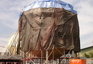 Works on spherical tanks