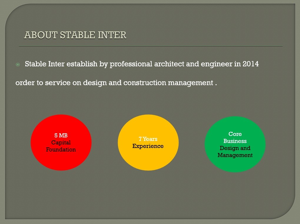 STABLE INTER CONSULTANT l บริษัทบริหารควบคุมและตรวจสอบงานก่อสร้าง,ที่ ...
