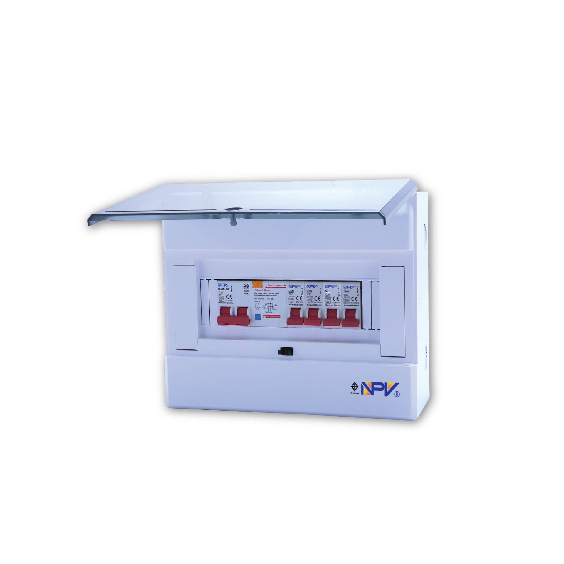 ตู้ควบคุมไฟฟ้าพร้อมกันดูด NCP-4 ครบชุด