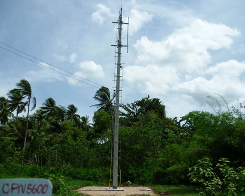 Electrical Pole On Ground
