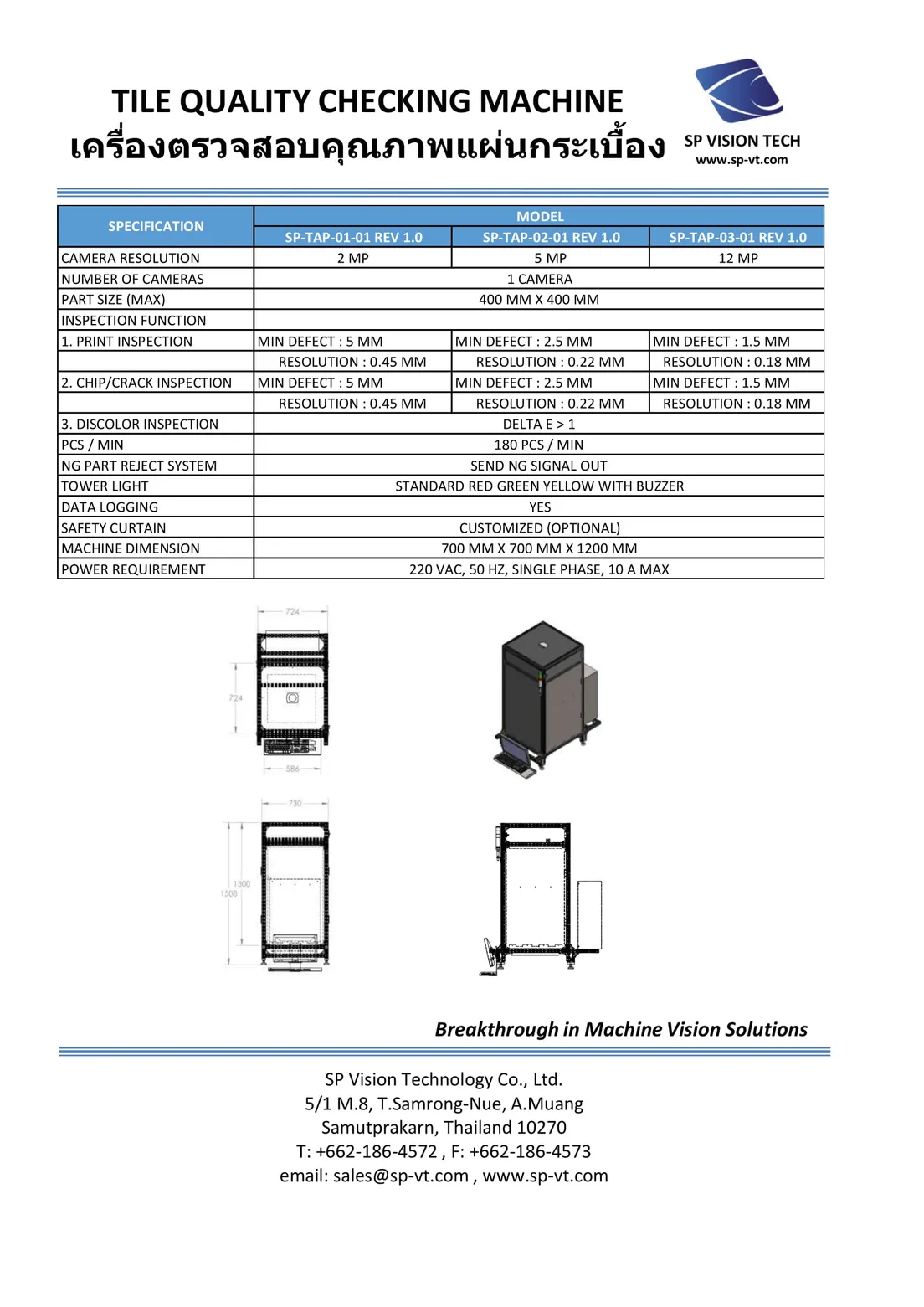 TILE INSPECTION SYSTEM