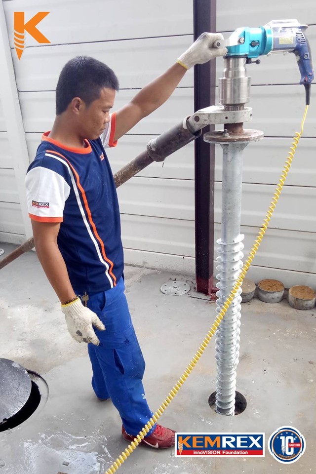 รับติดตั้งฐานรากเข็มเหล็ก:HSBkemrex