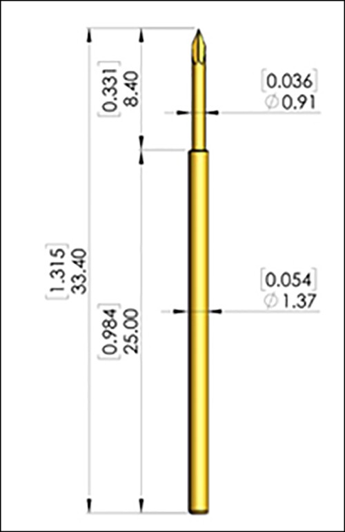 EQUIPTEST Test Pin Probe หัวเข็ม Probe
