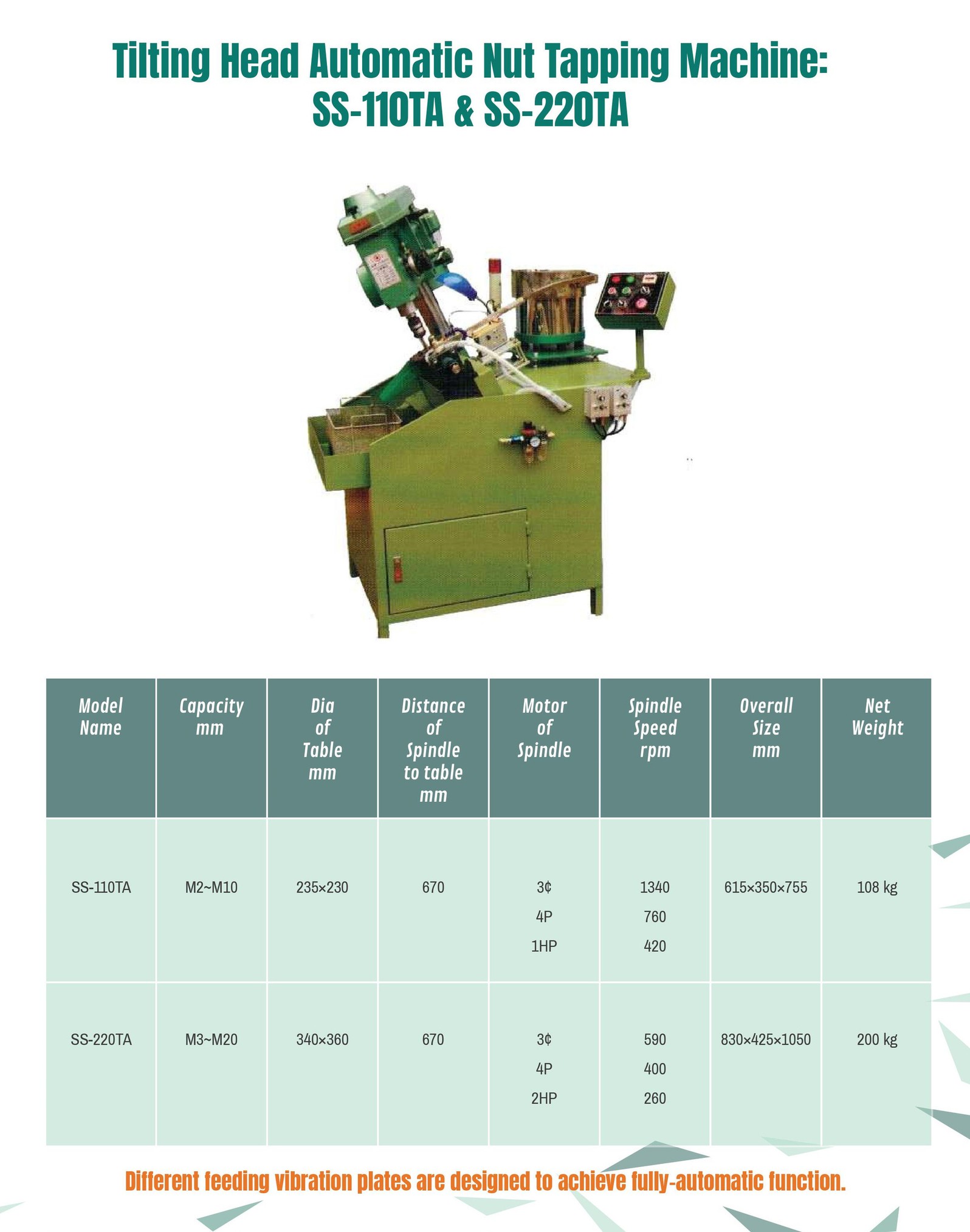 Tapping Machine (เครื่องต๊าปเกลียว)