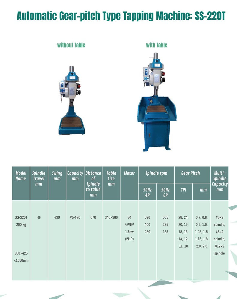 Tapping Machine (เครื่องต๊าปเกลียว)