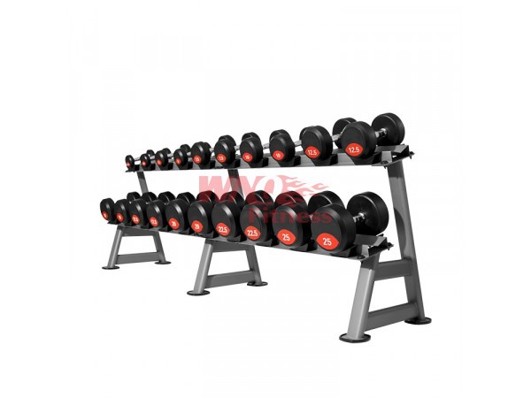 Rubber Dumbbell Set