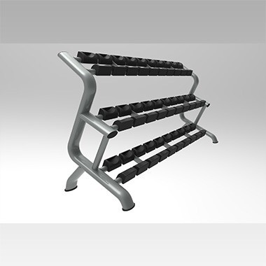 Model NO.: TZ-6045B Dumbbell Rack (15 pairs)
