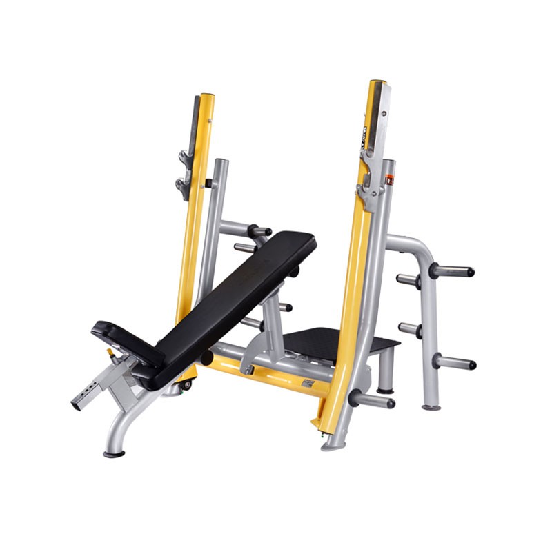 F1-A679 Commercial Incline bench(Yellow/Adjustable)
