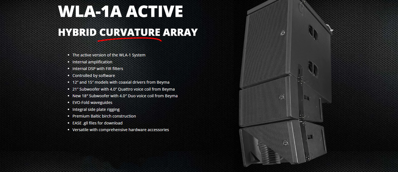 LINE ARRAY WLA Active Series