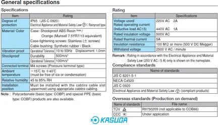 KASUGA PUSHBUTTON SWITCH