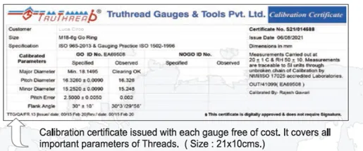Thread Gauuge Special Gauge