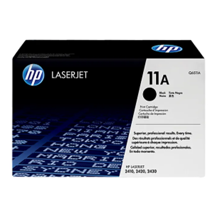HP 11A Black Original LaserJet Toner Cartridge