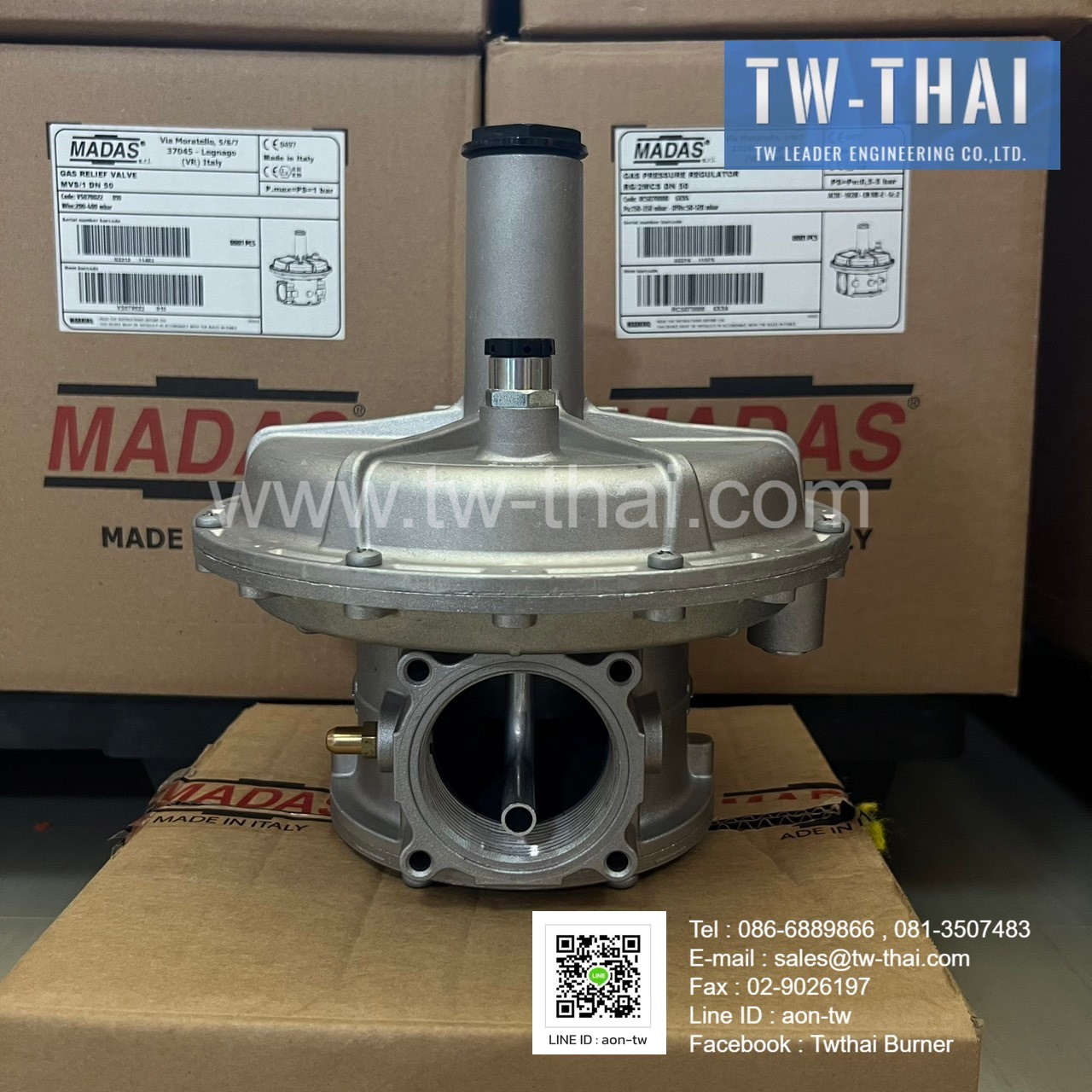 Madas RG/2MCS DN50 RCS070000 6XX4