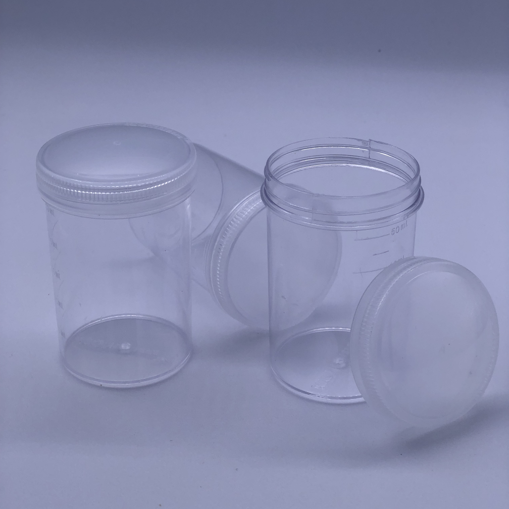 60ML Plastic containers with screw cap