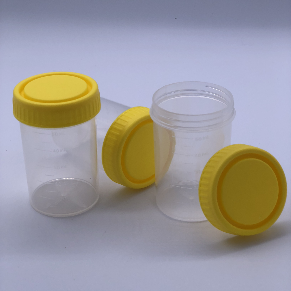 60ML Plastic containers with screw cap