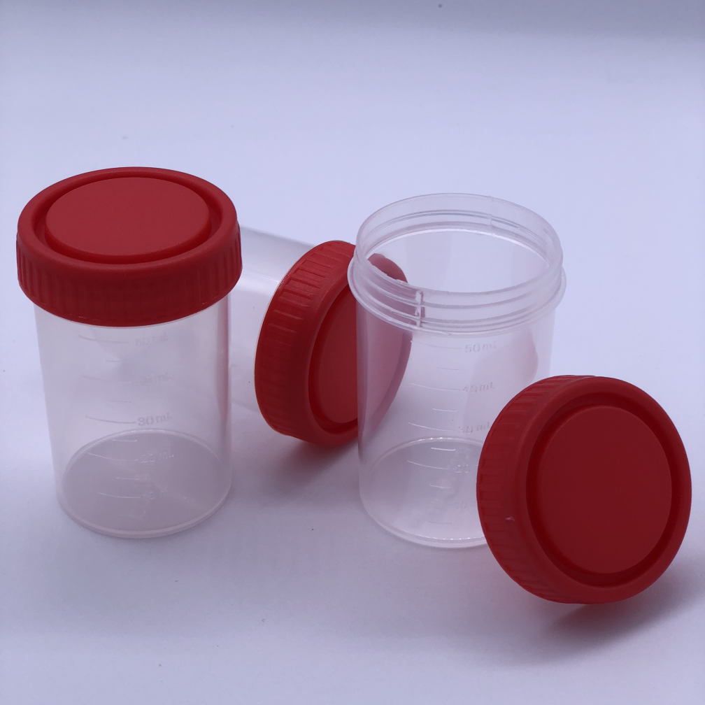60ML Plastic containers with screw cap