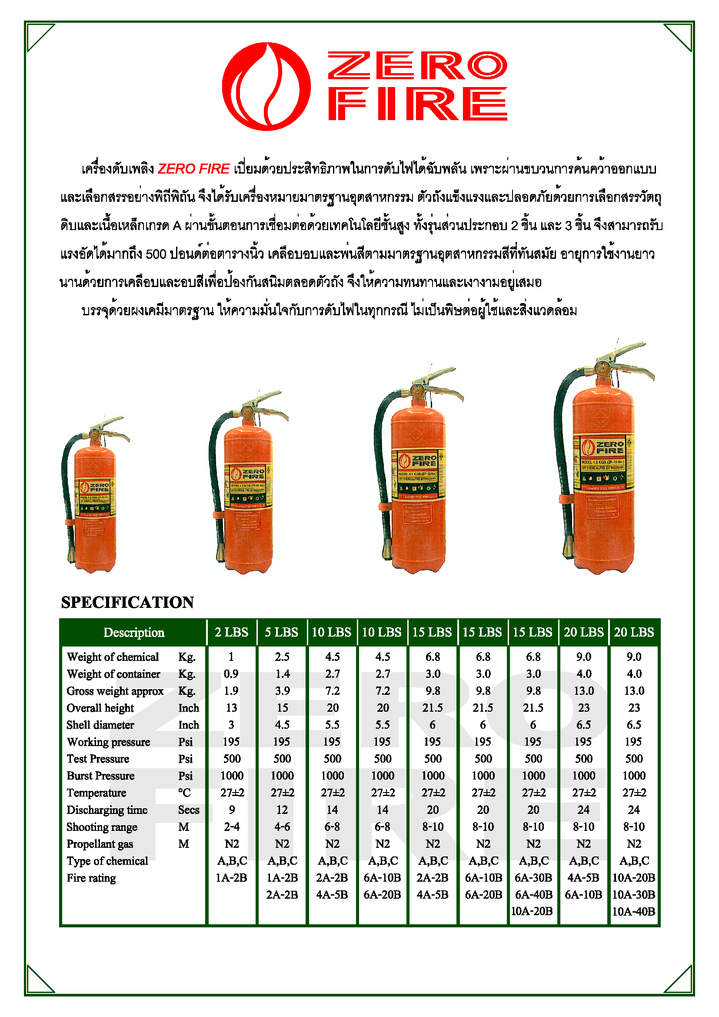 ZERO FIRE