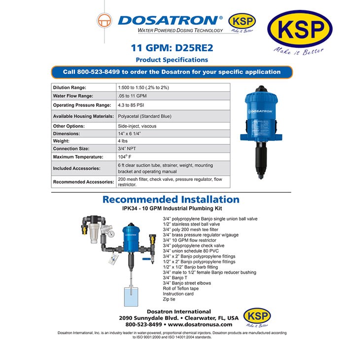 ตัวผสมน้ำยาโดซาตรอน (D25RE2)