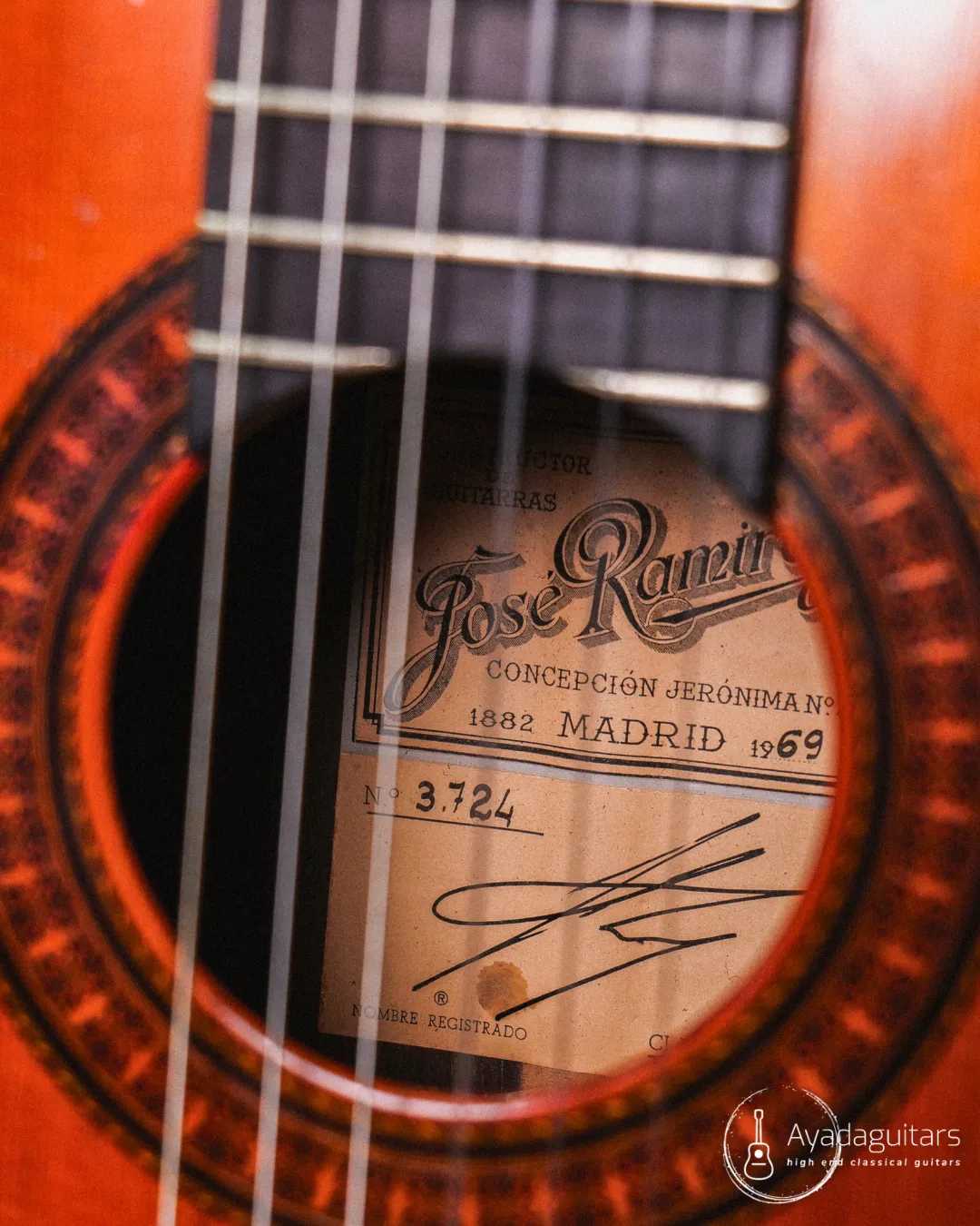 กีตาร์คลาสสิก JOSE RAMIREZ III (1A A.S.) 1969