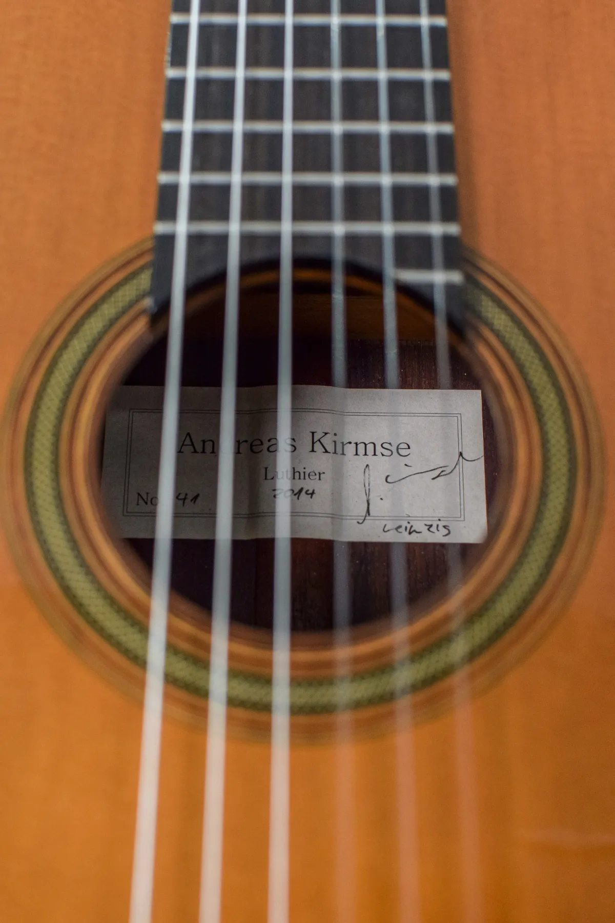 ANDREAS KIRMSE กีตาร์คลาสสิก จากช่างเยอรมัน