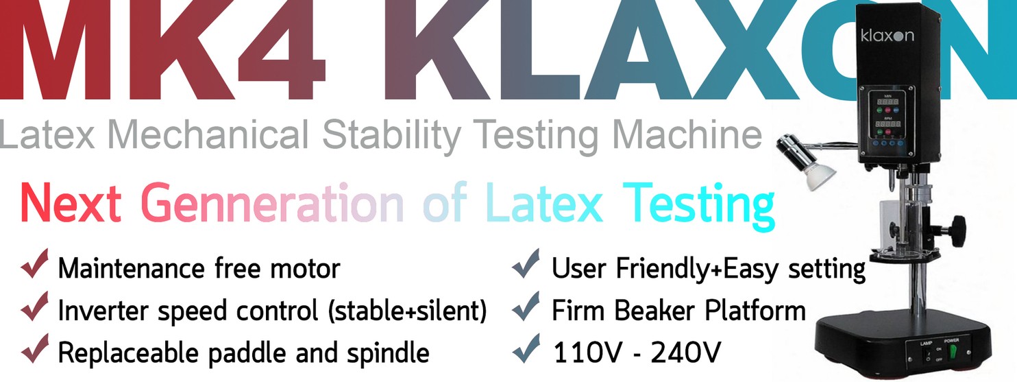 Pamalyne Marketing | Latex MST (Mechanical Stability Testing Machine)