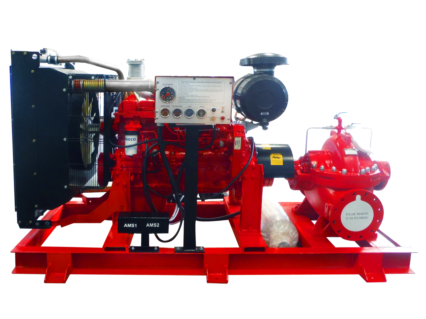 ชุดประกอบปั๊มระบบงานดับเพลิง