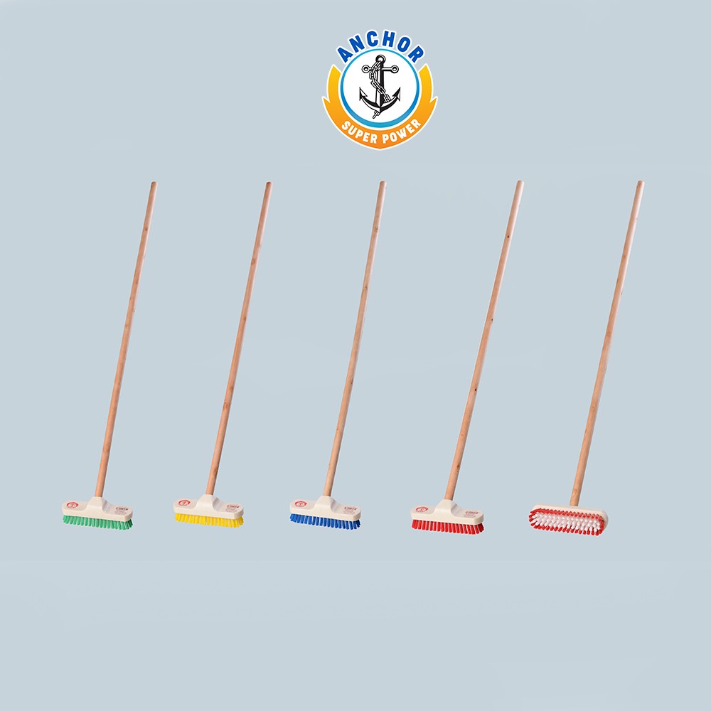 Anchor Standard Size Broom with Wooden Handle for both indoor and ...