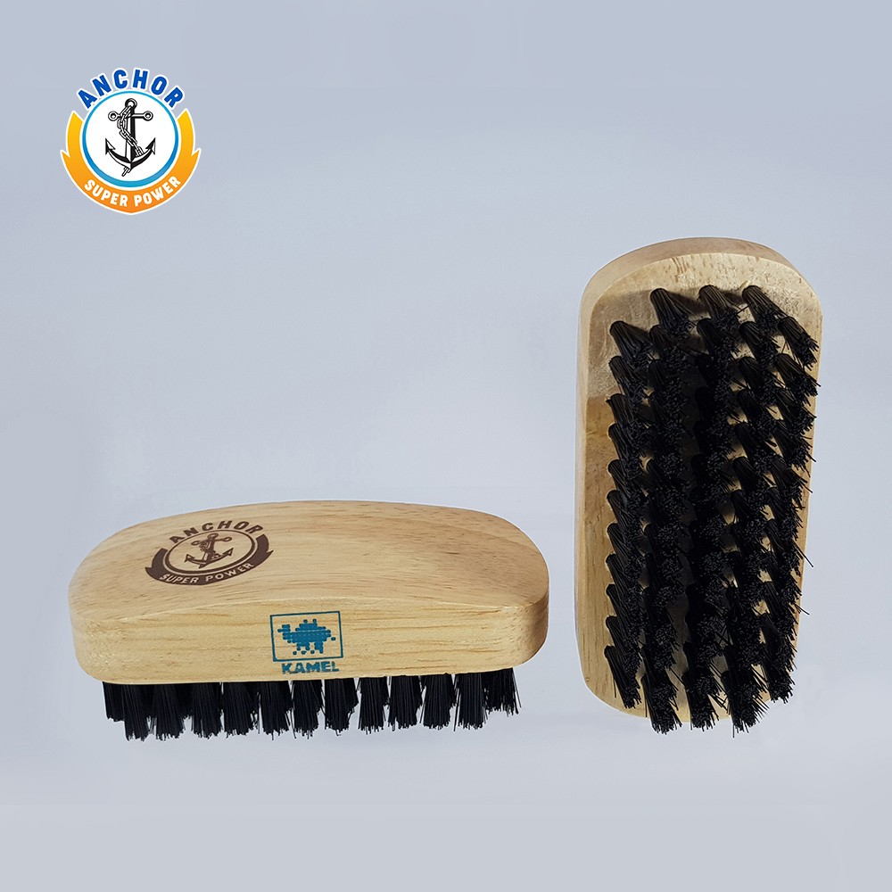 Anchor Small Shoe Shining Wooden Brush