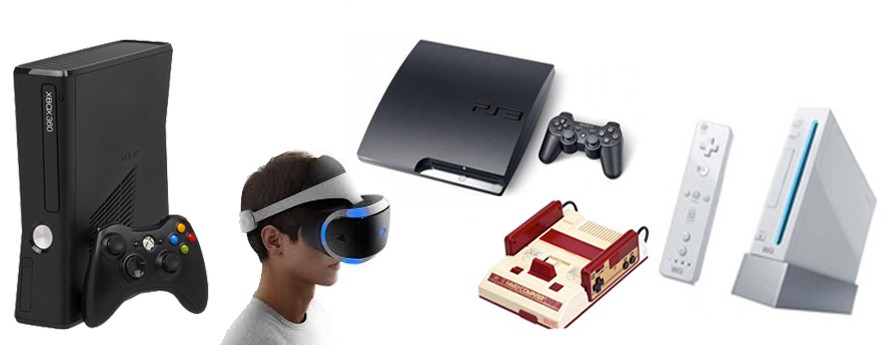 เครื่องเล่นเกมส์ Nintendo Wii/Switch , VR PlayStation, XBOX 360 Kinect และอื่นๆ