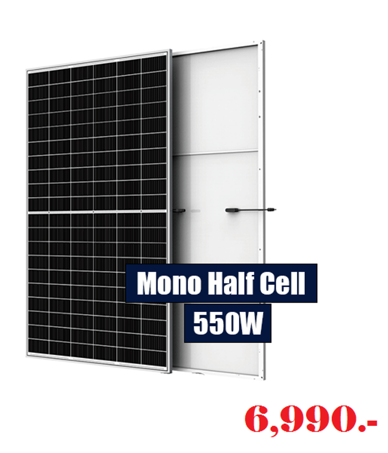 Solar Panel 550W Mono Half Cell