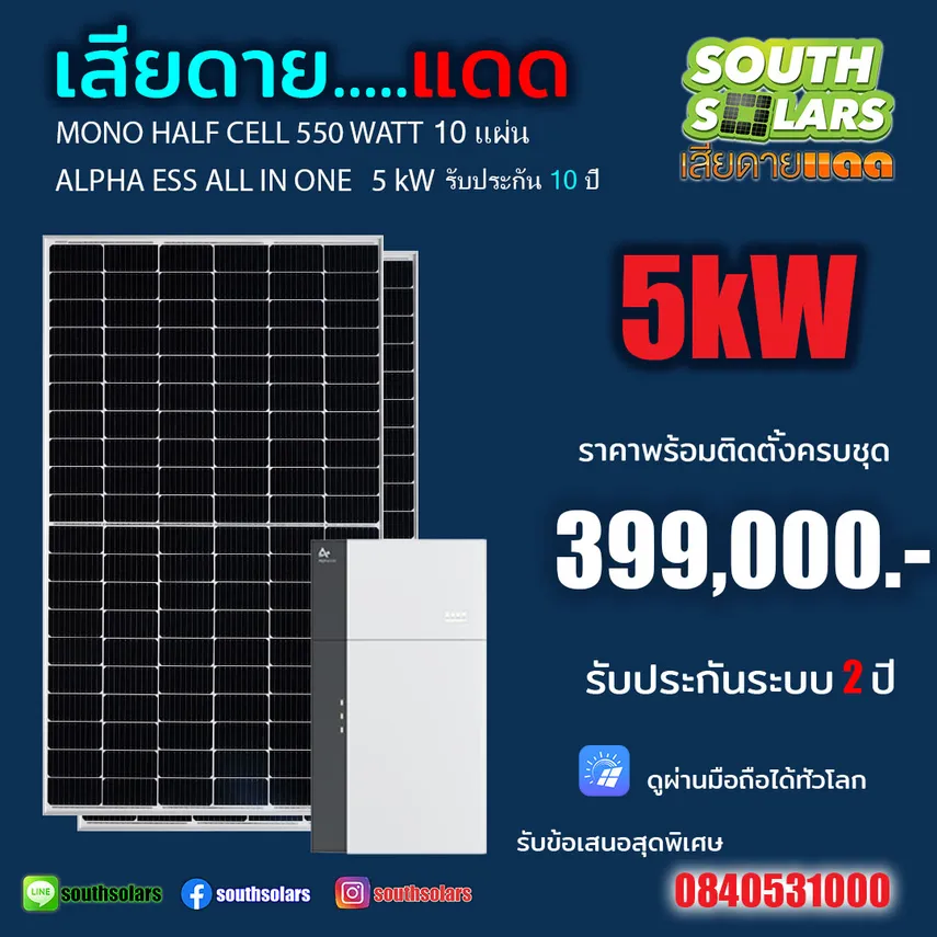 South Solars - บริษัท เซาท์โซล่าเซลล์ จำกัด ผู้แทนจำหน่ายโซล่าเซลส์และ ...