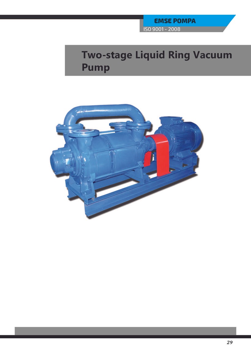 Two-stage Liquid Ring Vacuum Pump