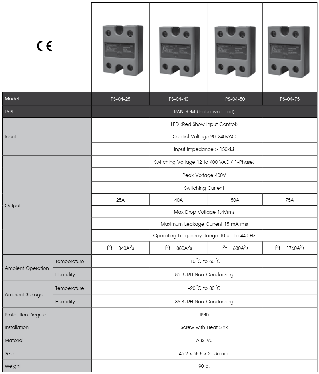 Single Phase Solid State Relay