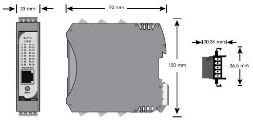 Modbus TCP I/O Module 8 Analog Input