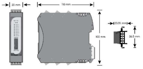 Modbus RS-485 I/O Module 8 Analog Input.