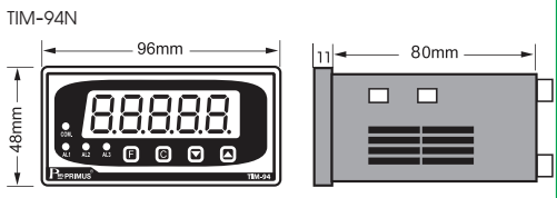 Universal Input Digital Indicator With Alarm Unit อุปกรณ์วัดและแสดงผลแบบดิจิตอล
