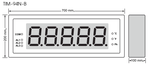 Big Display Universal Input Digital Indicator with Alarm