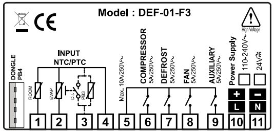Mini Digital Refrigeration Temperature Controller