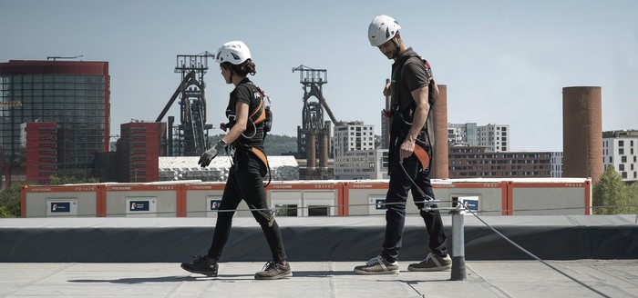 ราวสลิงกันตก Lifeline System