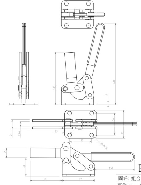 Toggle Clamp,Toggle Clamp จับชิ้นงาน,toggle clamp (แคลมป์นก)