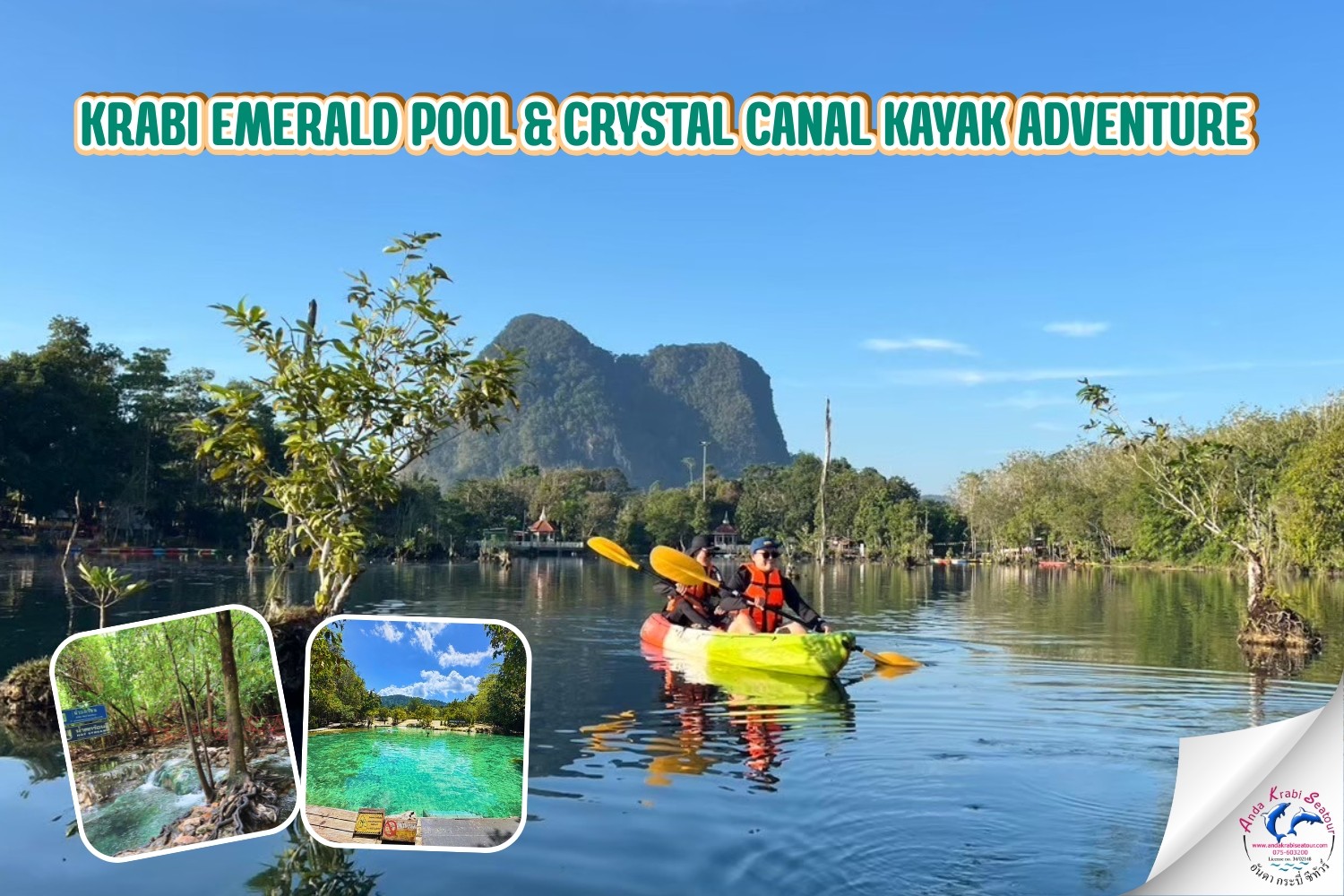 Krabi Emerald Pool & Crystal Canal Kayak Adventure