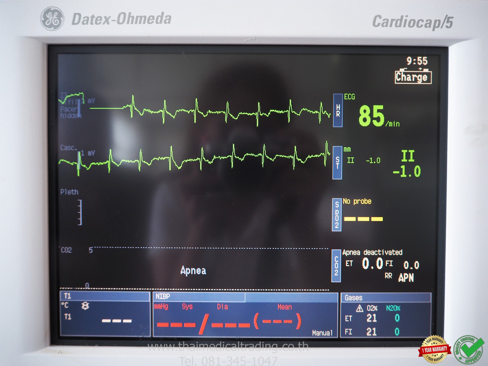 เครื่อง Patient monitor GE Datex Ohmeda Cardiocap 5